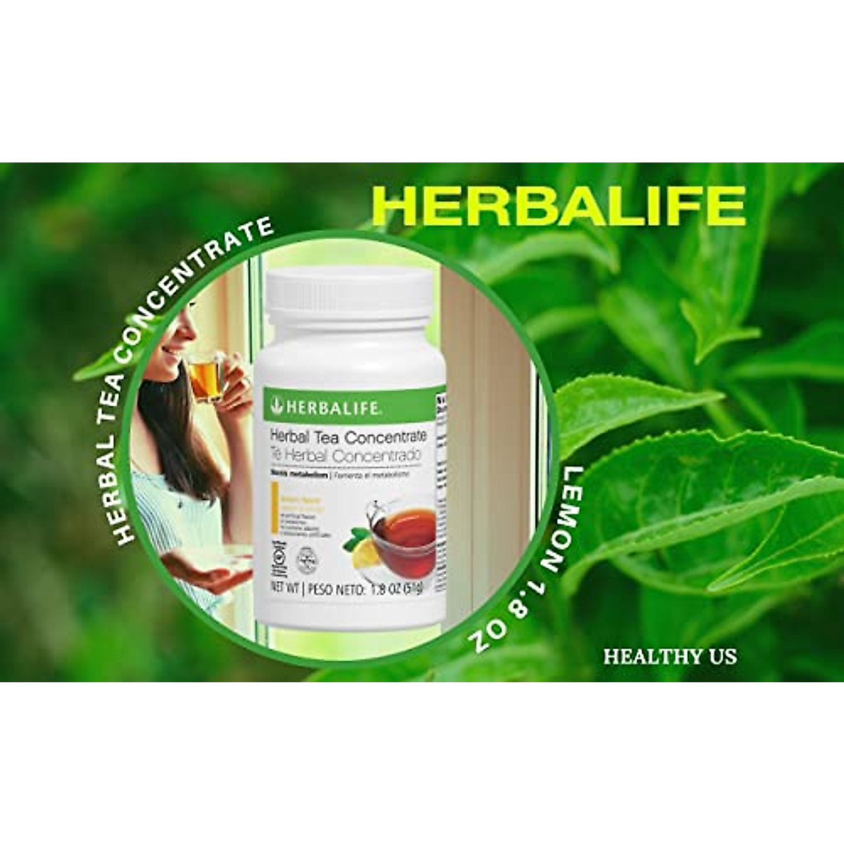 Herbalife TEAPACK Herbal Tea Concentrate: Lemon Flavor 30 Packets (1.7g), Boosts Metabolism, On The Go, Natural Flavor, No Artificial Sweeteners, Gluten-Free