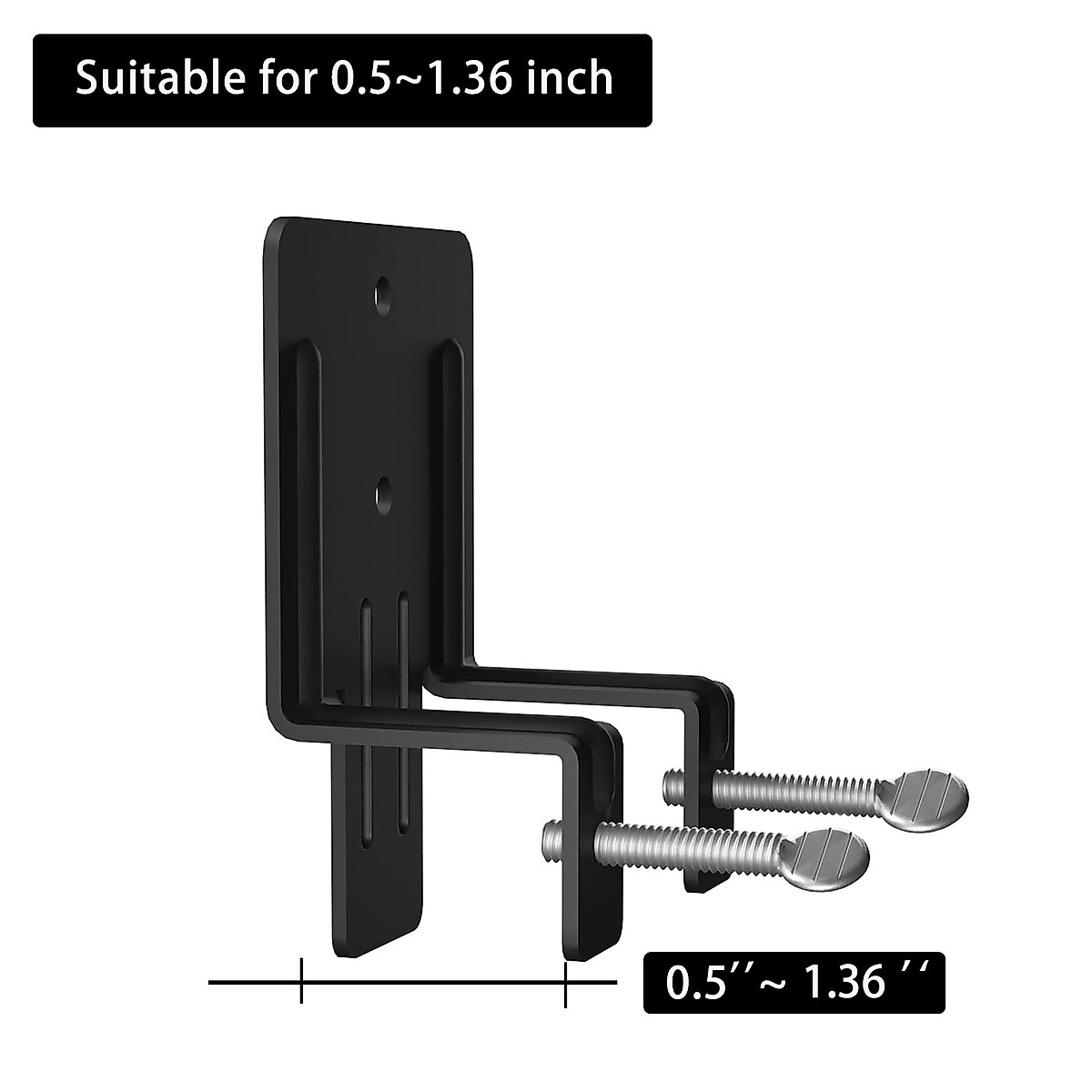 Woozuro Non Slip Mattress Gaskets for Bed Frame, Mattress Holder in Place Gripper, Keep Mattress from Sliding Stopper, 6 Pcs Black Baffle Fit for Box Spring, Wide Applicability