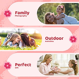 PONAPO Baby Girls Headbands with Bows, 10PCS Infant Headbands Elastics for Newborn, Toddlers, Kids - Pink