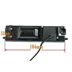 CCD Color Car Rear View Reverse Parking Camera Compatible with Toyota RAV4 RAV-4 Version-B Horizontal Hole