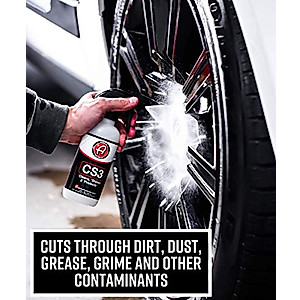 Adam’s CS3 (16oz) - Ceramic Spray Coating That Cleans, Shines & Protects | Top Coat Car Wash Polish & Paint Protectant Stronger Than Car Wax | RV Boat Motorcycle Car Detailing Waterless Wash Cleaner