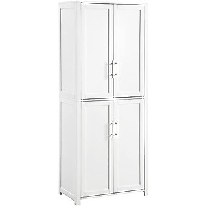 Crosley Furniture Savannah Tall Pantry, White