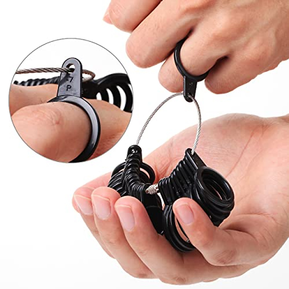 Mr. Pen- Ring Sizer Measuring Tool Set, Ring Sizer Guage & Plastic Ring Mandrel with 1 Polishing Cloth, Ring Sizer, Ring Measure for Fingers, Ring Sizing Kit, Ring Finger Sizer, Ring Sizer Tool.