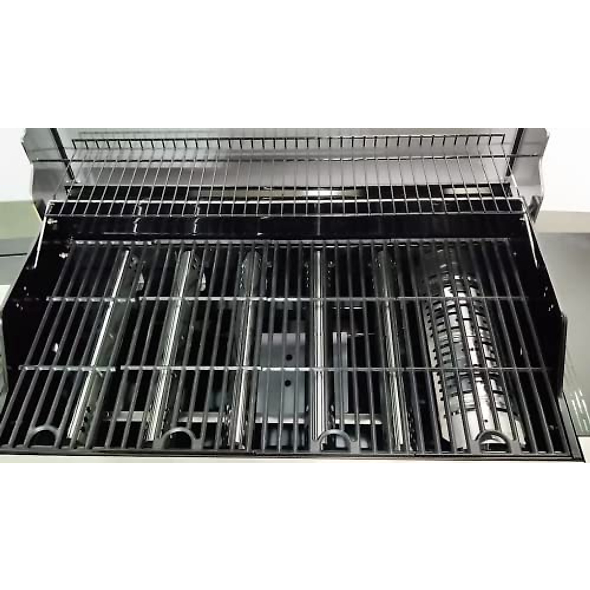 Uniflasy 18 Inch Grill Cooking Grates for Charbroil Performance 463244819 6 Burner Cart/Cabinet Liquid Propane Gas Grill, 6-Burner Cast Iron Cooking Grids Grill Replacement Parts