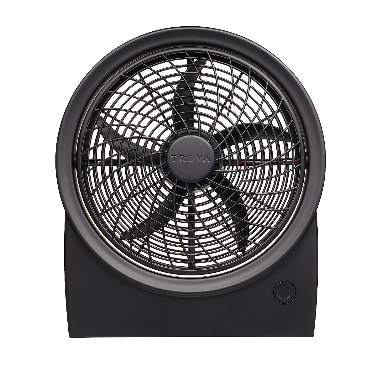 Treva 10 Inch Portable Rechargeable Fan & Battery Powered, 3 Speed Adjustable Personal Fan, Indoor Cooling, Camping, Hurricane Readiness