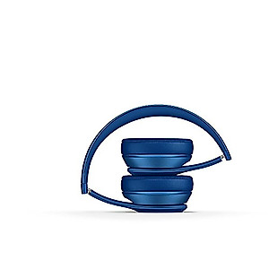 Replacement Earpad cushions For Beats Solo 2 ,Solo 3 Wired & Wireless Headphone With ITIS Logo Cable Clip (BLUE)