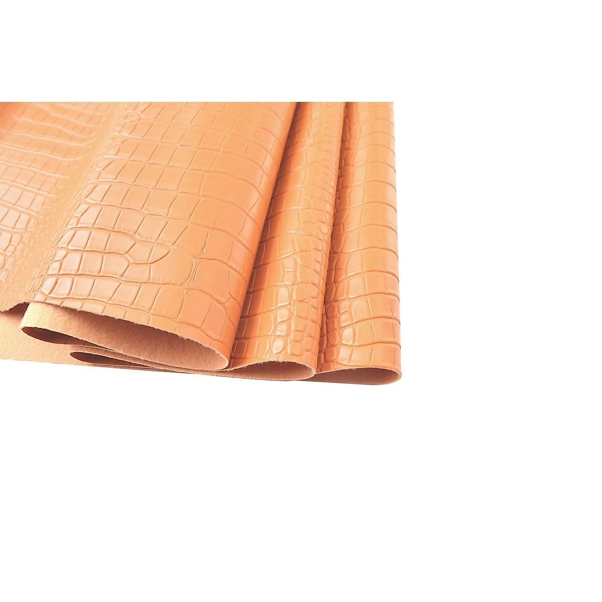 Wento Alligator Skin PU Leather Fabric Faux Leather Fabric Crocodile Fabric Leather Upholstery Fabric by The Yard