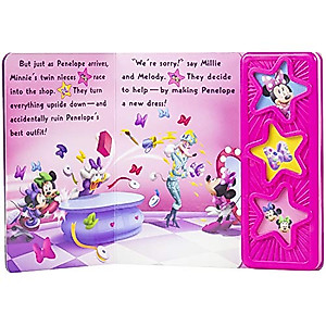 Disney - Minnie's Big Day 3-Button Star Sound Book - Play-a-Sound - PI Kids