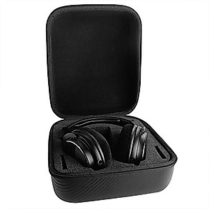 Geekria Shield Headphones Case Compatible with SHURE SRH440, SRH240A, HiFiMAN HE1000 Case, Replacement Hard Shell Travel Carrying Bag with Cable Storage (Black)