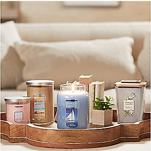 Yankee Candle Life’s A Breeze Scented, Classic 22oz Large Jar Single Wick Candle, Over 110 Hours of Burn Time