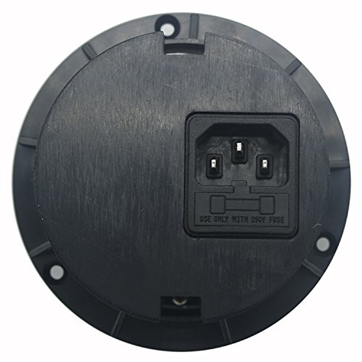 Hidden Outlet, Tabletop Safe US USB Surge Protector for Office, Meeting Room, Home,Black (Two-Outlets-Flat)