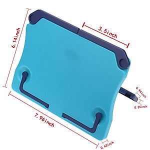 Bitray Book Stand Foldable and Adjustable Holder Desktop Music Stand Reading Stand Folding Tabletop Stand Bookholder for Guitar Piano Violin Music Sheet