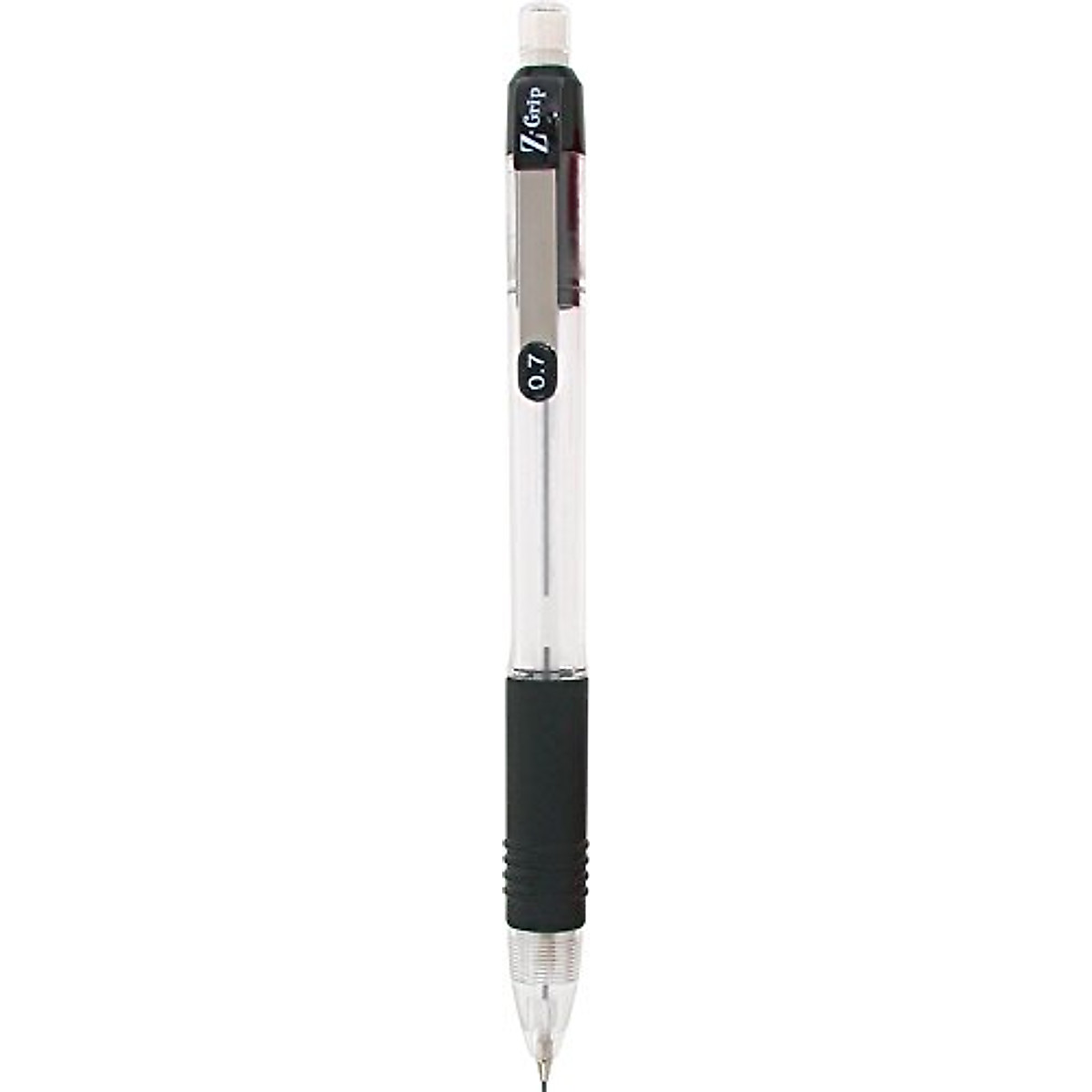 Zebra Pen Z-Grip Mechanical Pencil, 0.7mm Point Size, HB #2 Graphite, Black Grip, 24 Pack