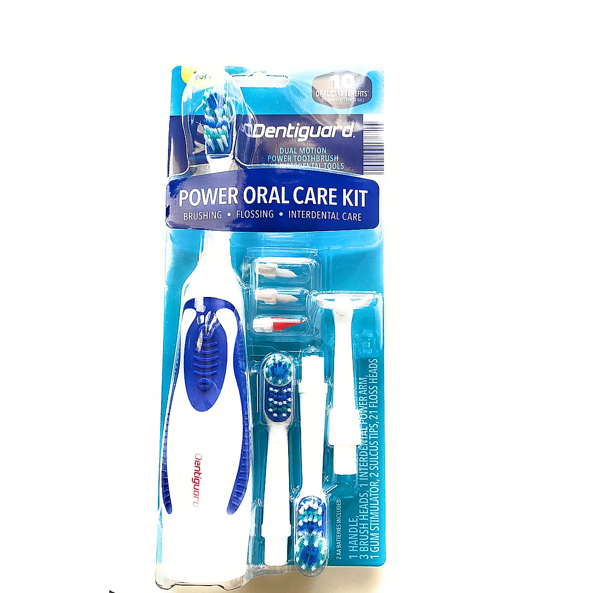 TBA Power Oral Care Kit, Blue Rotating Power Toothbrush