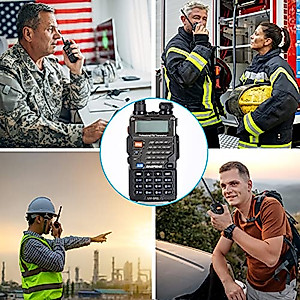 BaoFeng UV-5RE 8W Ham Radio,UHF VHF Radio Dual Band with 2800mAh Li-ion Battery Portable Walkie Talkies Amateur Portable Radio Transceiver with Includes Full Kit