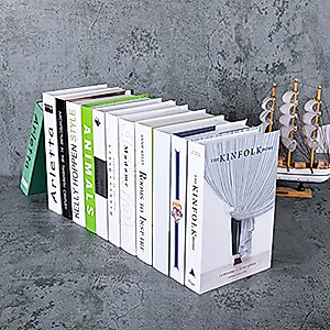 EXCEART 3pcs False Book Decorative Books Modern Faux Books Home Decoration Stacked Books for Bookshelf Library Coffee Tables and Shelves Random