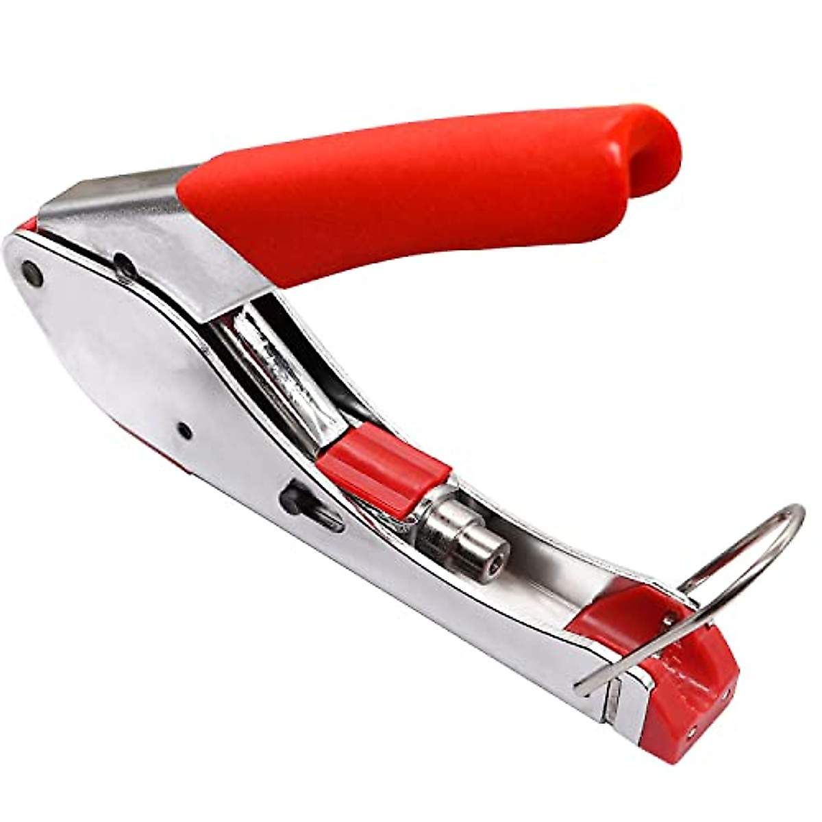 Taiss Coax Cable Crimper Tool Kit,Coaxial Cable Stripper,coax cable crimper,with 20 PCS F Style RG6 Compression connectors,RG6 Coaxial Cable Compression Tool Kit