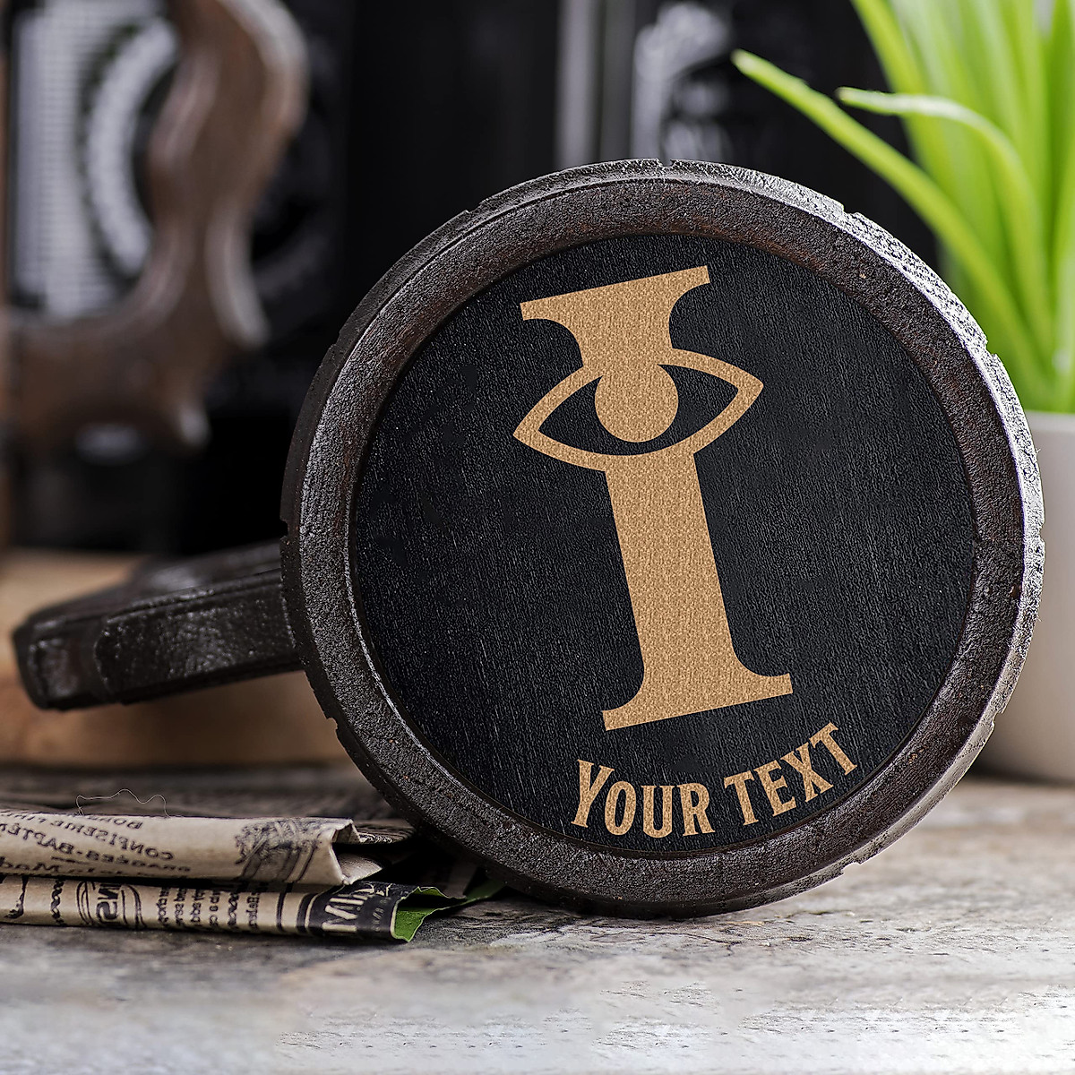 Adeptus Astra Telepathica Mug Wooden Beer Stein 17oz Gamer Mug Gift Boyfriend Personalized Anniversary Christmas Birthday Gifts For Gamer Husband Gifts For Him Beer Steins/Tankard K775