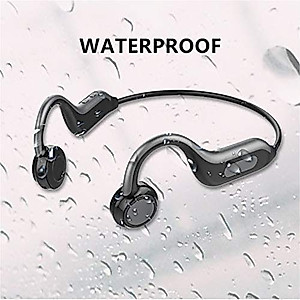 YOUOOK Open Ear Headphones Wireless Bone Conduction Bluetooth Noise Air Sports Waterproof Running Fitness Cycling Bone Sensor for Men Women Neck-Hanging Phone Smartphone