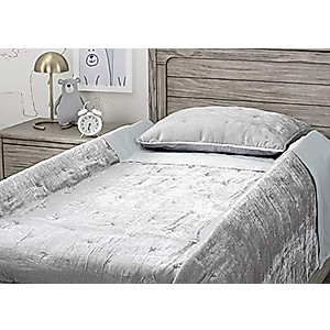 Serta Perfect Sleeper Extra Long Foam Bedrail - Guardrail for Toddlers & Kids with Water-Resistant, Non-Slip & Machine Washable Cover - 2pk, White