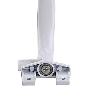 Guoshang Aluminum Alloy Window Handle Casement Locking Handle Right Left Hand Handle Replacement,White Right Handle