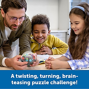 Learning Resources Scramboozle Puzzle Ball - 3D Brain Teasers and Puzzle Games for Kids and Adults, Puzzle Sort Ball Game, Easter Basket Stuffers For Teens, Ages 6+