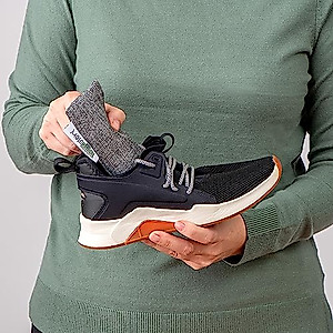 Moso Natural Shoe Odor Absorbers. A Scent Free Odor Eliminator for Shoes, Gym Bags and Sports Gear. Premium Moso Bamboo Charcoal Air Purifying Bag and Deodorizer (One Pack of Two 75g Bags)
