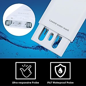 6-in-1 Water Quality Tester - TOC UV275 EC TDS COD Temperature Meter Drinking Water Quality Meter with Intelligent Scoring with ATC for Drinking Water, Well, Tap, Purified, Groundwater, Lab