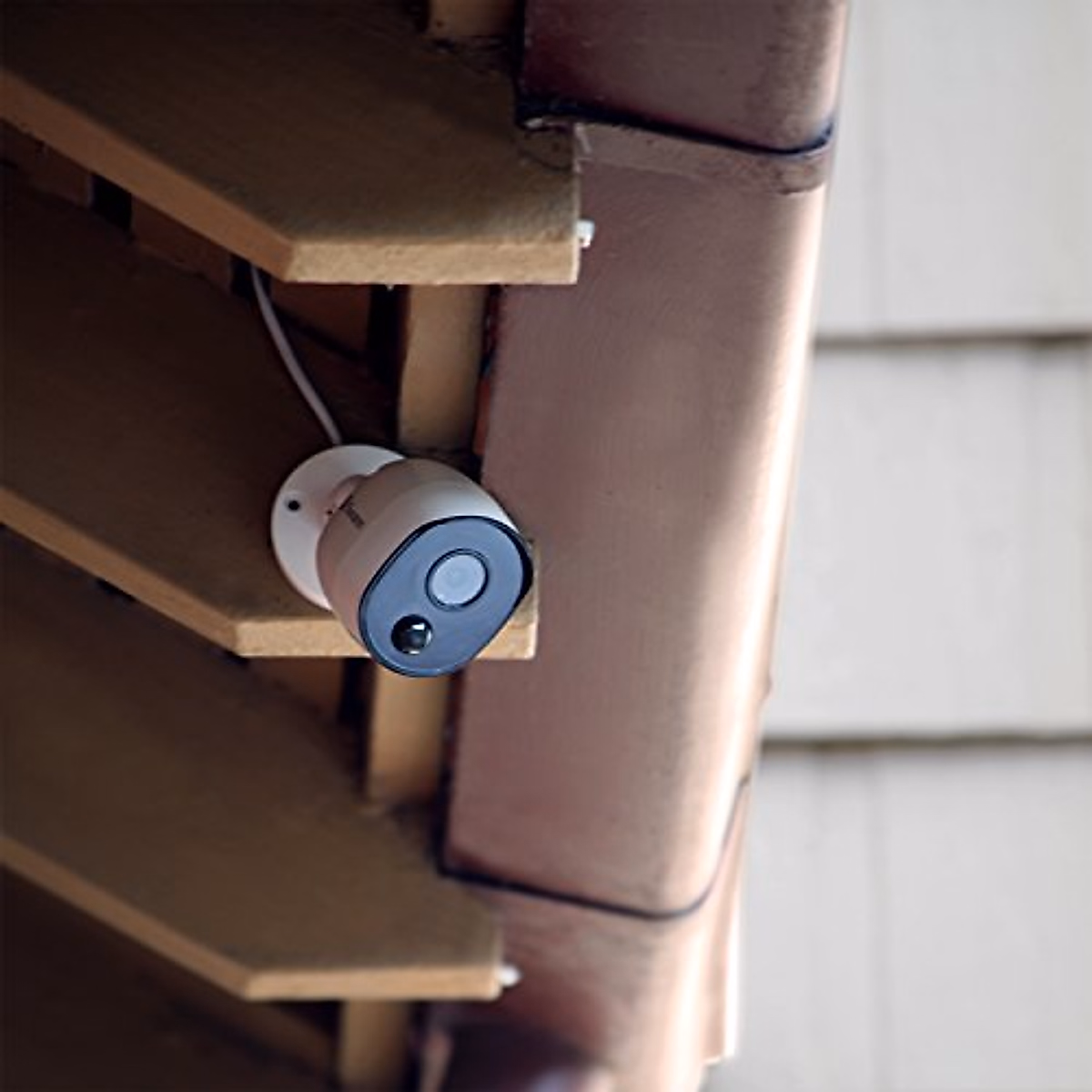 Swann Home Security Camera System, 4 Channel 2 Bullet Cameras, 1080p HD DVR, Indoor/Outdoor Wired Surveillance CCTV, Night Vision, Heat & Motion Sensing, Alexa + Google, 1TB Hard Drive, SWDVK-445802V