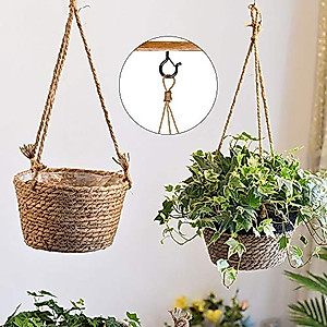 ZK Home 15 Pack Q Hanger Hooks Outdoor Screw Hooks with Safety Buckle Design, Easy Release Outdoor Wire & Christmas Light Hanger