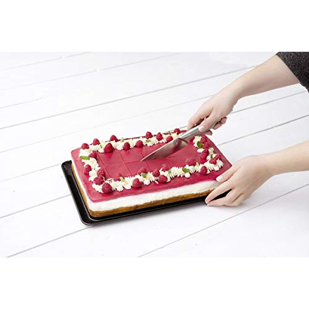 Zenker 6112 Springform Baking Tray Enamel with Carry Cover