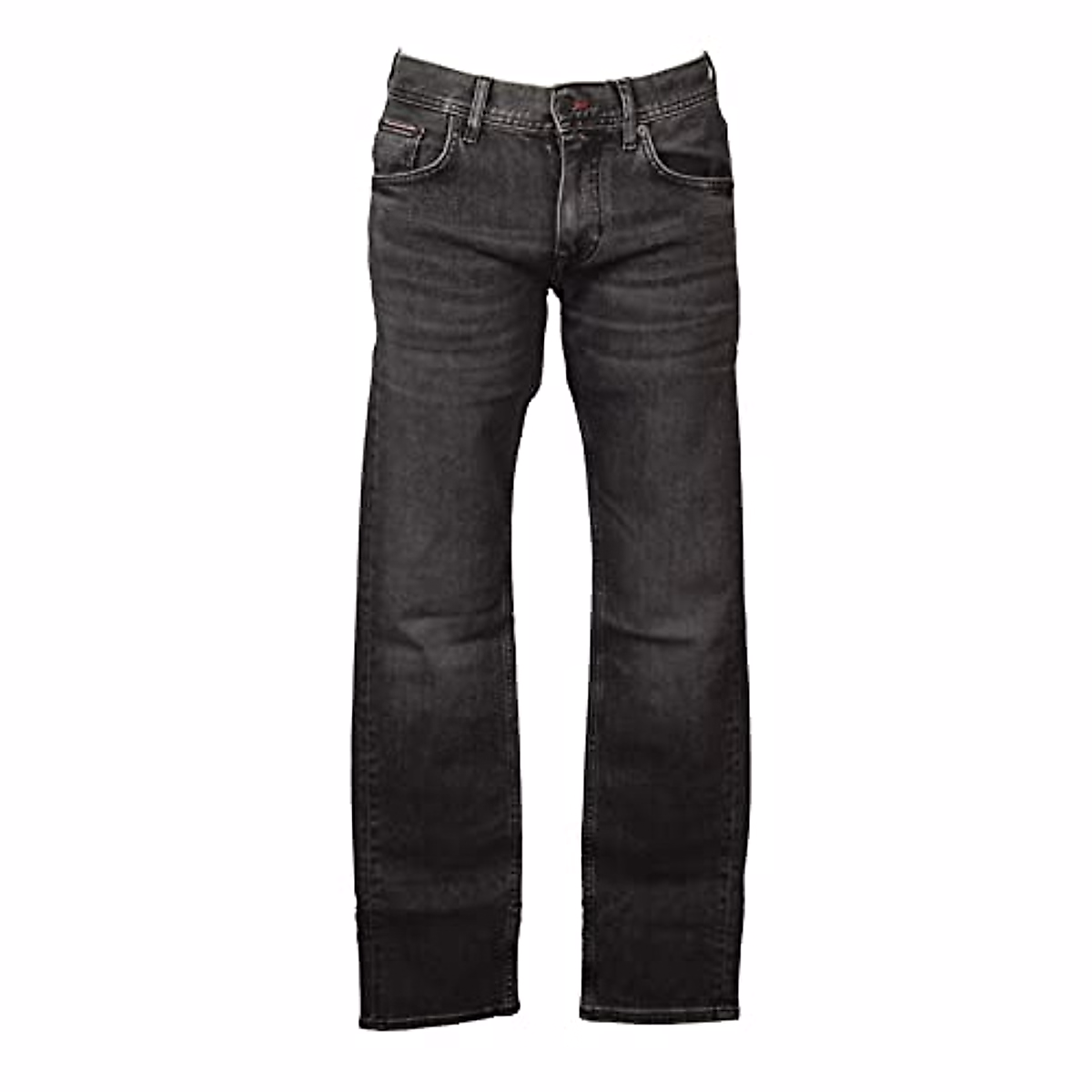 Tommy Hilfiger Men's Jeans Slim fit Stretch Trousers 5 Pockets Article XM0XM01688 Bleecker AG (as1, Waist_Inseam, Numeric_33, Numeric_32, Regular, Regular, 1B2 Agar Black, W 33 / L 32)