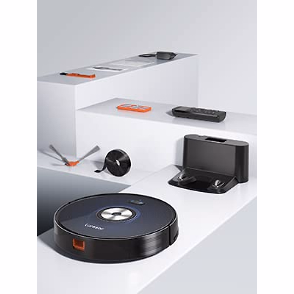 Laresar Robot Vacuum and Mop, Grande 1 Robotic Vacuum Cleaner 2700Pa Suction with Smart Dynamic Navigation, Self-Charging, App Control, Works with Alexa, Ultra-Slim, Ideal for Pet Hair and Carpets