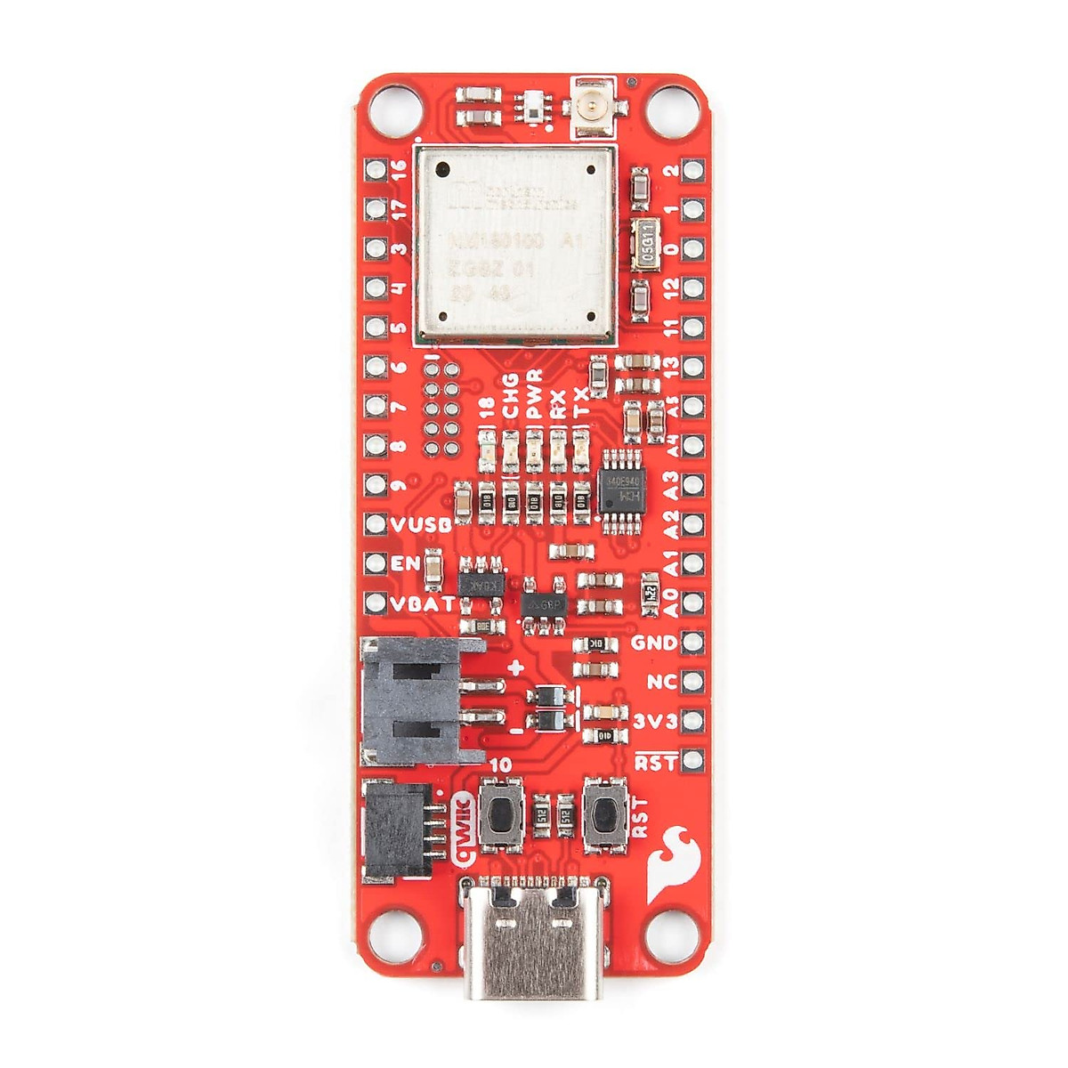 SparkFun Compatible with LoRa Thing Plus - expLoRaBLE-NM180100 System in Package(SiP)-Ambiq Apollo3 microcontroller-Includes Semtech SX1262 LoRa transceiver-Supporting 868MHz & 915MHz Bands & BLE