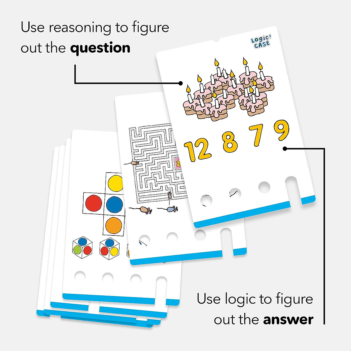 HABA Logic! CASE Starter Set - Brain Building Puzzles for Ages 6+