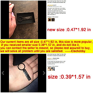 Drive Safe Keychain I Need You Here With Me Gifts for Husband Dad Boyfriend Gifts Valentines Day Father's day BirthdayGift (Black-drive-Safe)