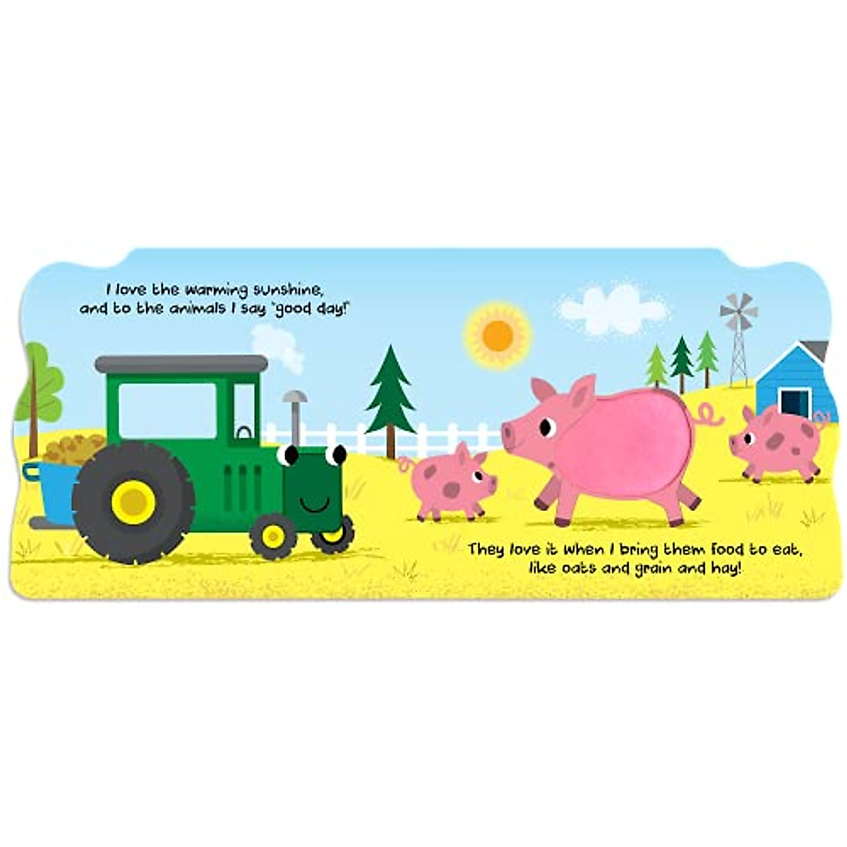 Busy Tractor - Touch and Feel Board Book - Sensory Board Book