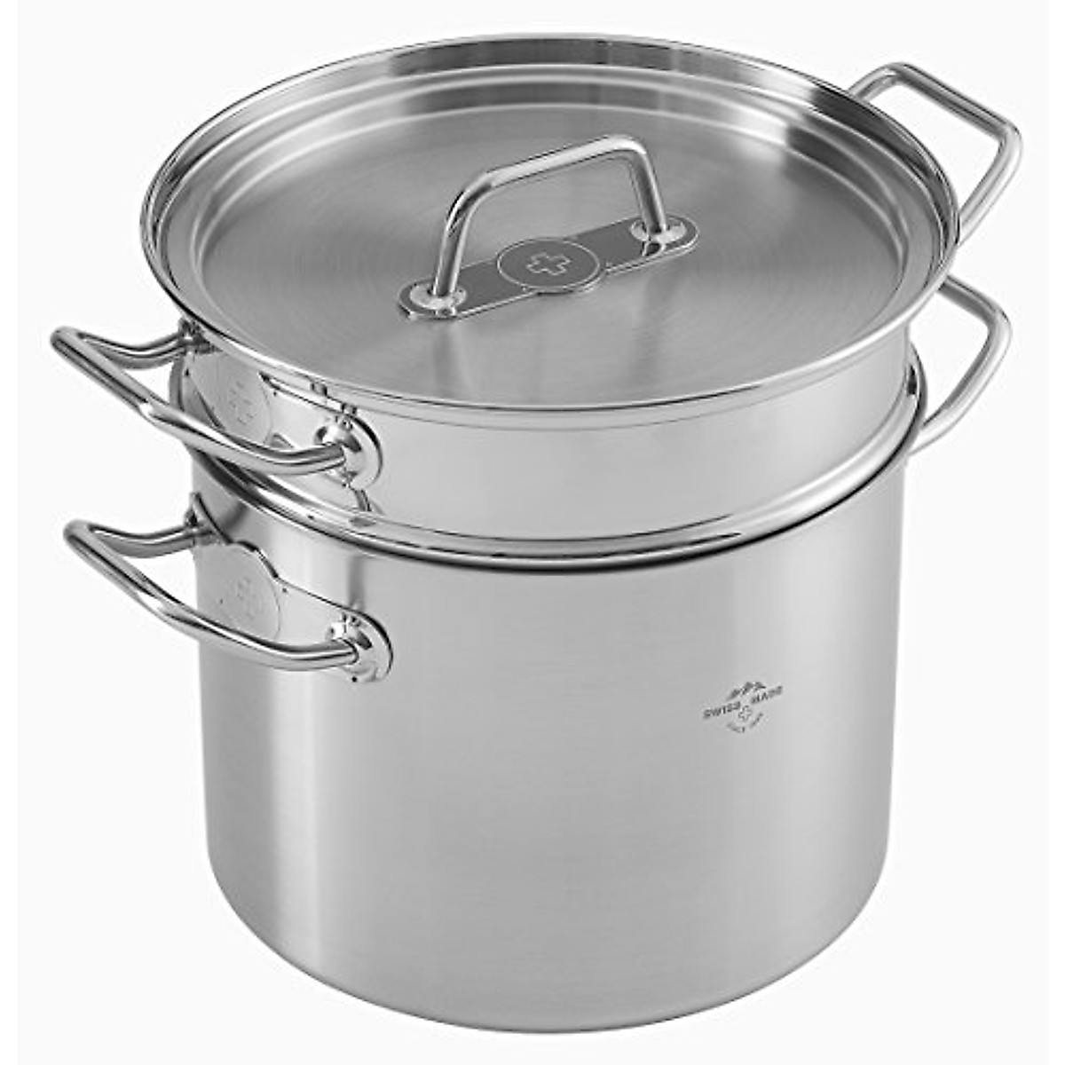 Kuhn Rikon "Montreux" With Insert 6.5 L Pasta Pot, 8.66", Silver