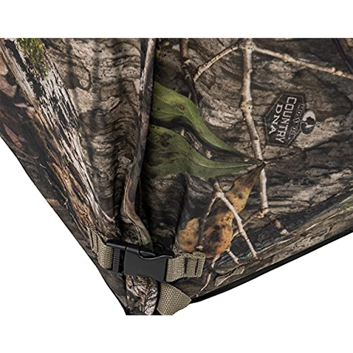 Browning Eclipse Tent Hunting Blind Featuring 360 Degree Windows with Silent Open, Durable Fiberglass Poles, Gear Pockets, and Brush Loops for Extra Concealment, Mossy Oak Country DNA