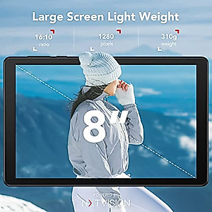 TCL Android 11 Tablet TAB 8, 3GB+32GB (Up to 512GB), Portable 8 Inch Tablets, HD Display Touch Screen, 4080mAh Battery, 5G Wi-Fi Gaming Tablet with AI 5MP Camera Small Cheap Tableta for Kids, Adults