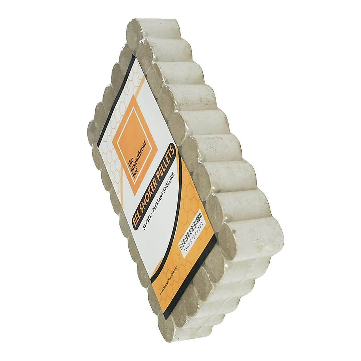 The Magnificent Bee Smoker Pellets, 54 Pack, Natural Hive Beekeeping and Beekeeper Accessories for Honey Bees, Clean and Natural Burning, Pleasant Smell for Outdoor Use | USA Brand