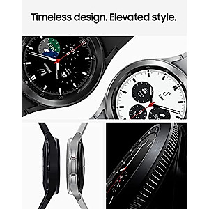 Samsung Electronics Galaxy Watch 4 Classic 46mm Smartwatch with ECG Monitor Tracker for Health Fitness Running Sleep Cycles GPS Fall Detection LTE US Version, Black (Renewed)
