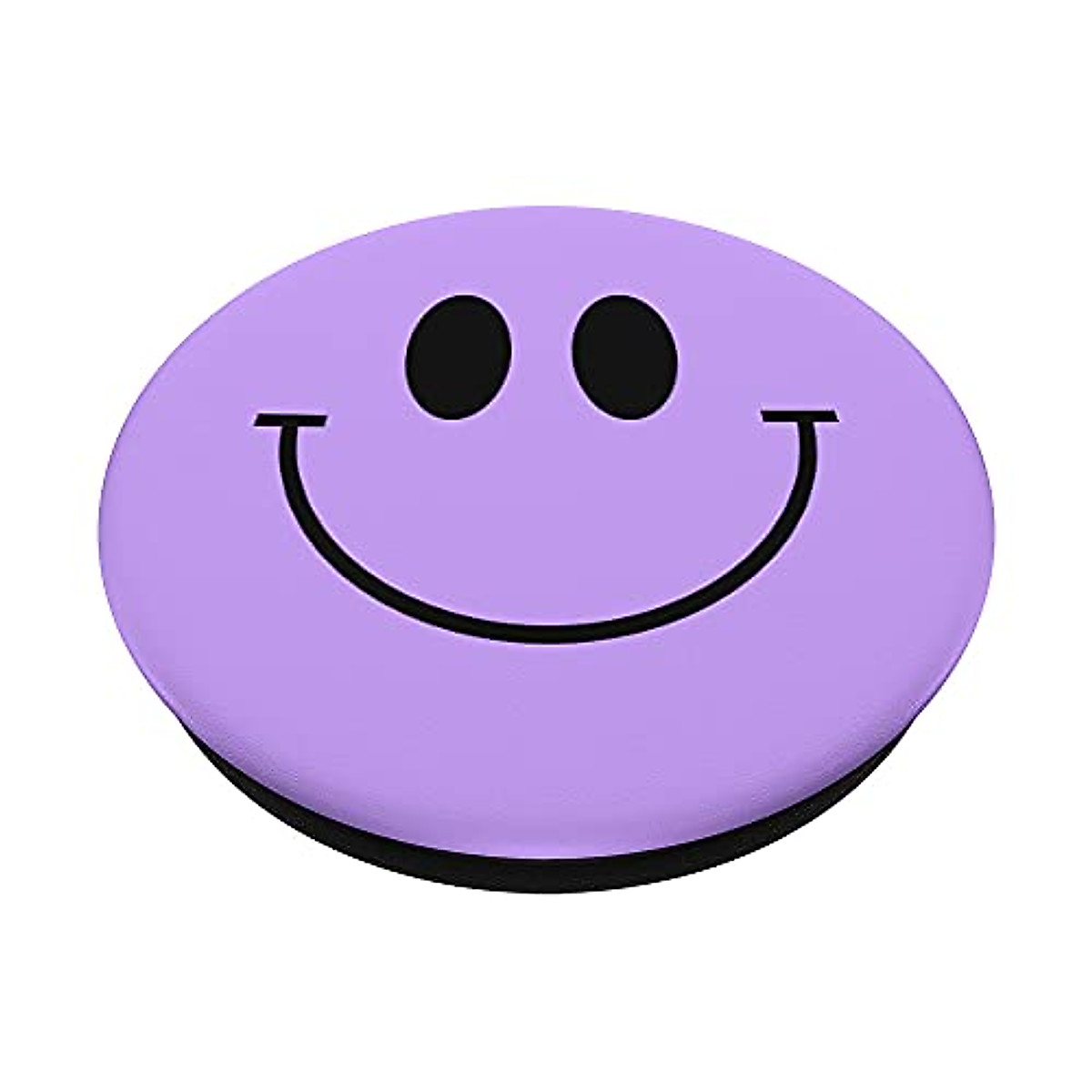 Lavender Purple Smile Face Happy Emoticon Smiling 90s y2k PopSockets Swappable PopGrip