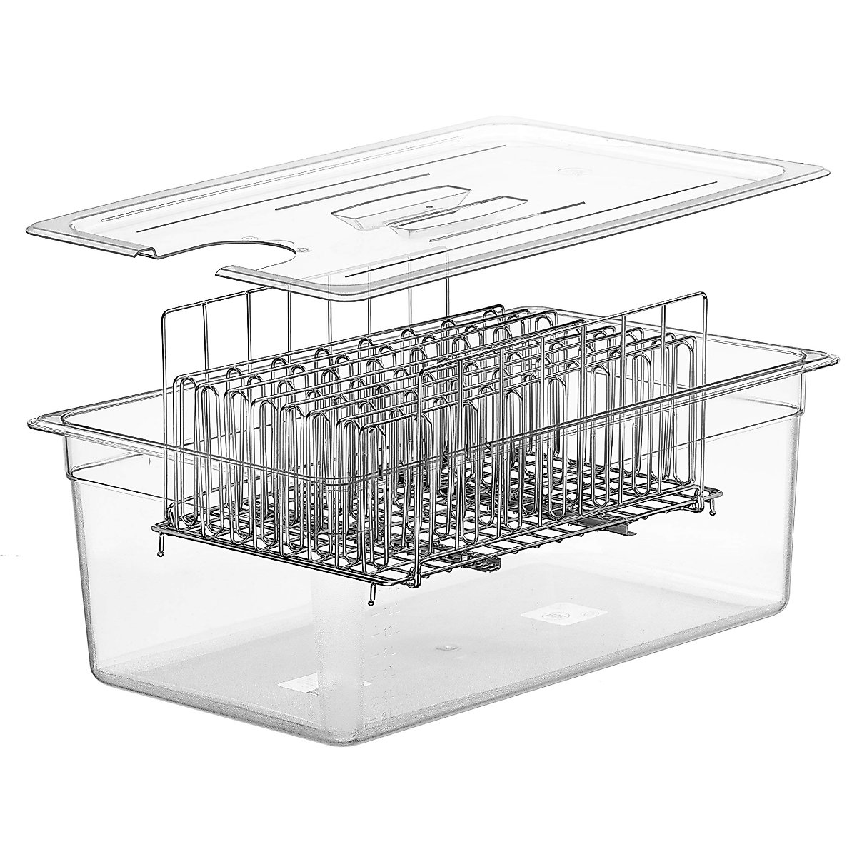 LIPAVI C20L-AP Lid for LIPAVI C20 Sous Vide Container, tailored for the Anova Precision immersion circulator