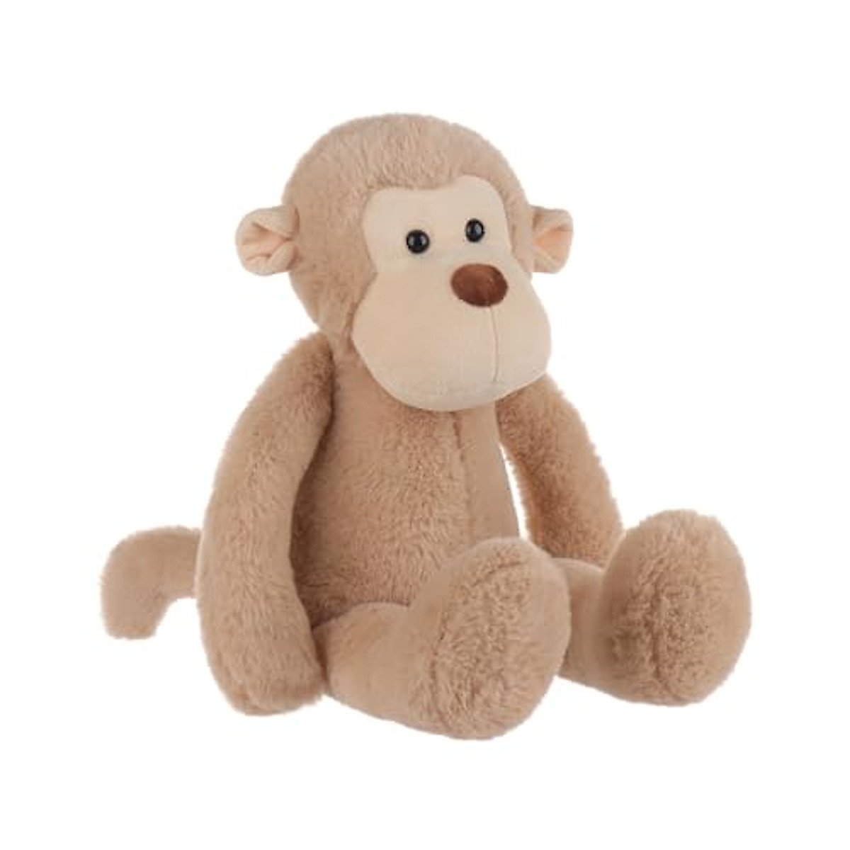 Apricot Lamb Toys Plush Light Brown Monkey Stuffed Animal Soft Cuddly Perfect for Child （Light Brown Monkey,9 Inches）