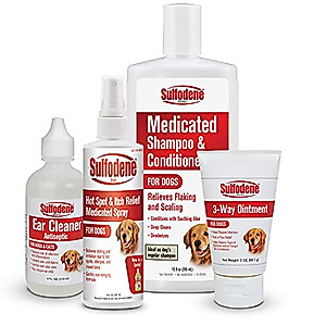 Sulfodene Dog Wound Care Ointment, Relieves Pain & Prevents Infection For Dog Cuts, Scrapes, Bites and Injuries, 2 Ounce