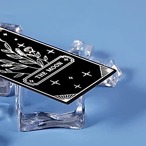 Christmas Gifts for Women Men Stocking Stuffers Tarot The Moon Bookmark Book Lovers Birthday Gifts for Bookmarks for Friend Bookish Female Gifts for Kids Teenage Girls Mom Daughter Her Gift