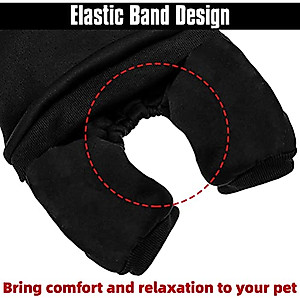 BINGPET Dog Hoodies - Snap Fastener Design - Security Printed Four-Legged Hoodie Puppy Tracksuit Cat Cold Weather Clothes
