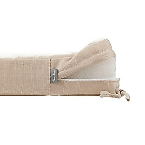 FUNHOME Water-Resistant Outdoor Bench/Settee Cushion Slip Cover,Patio Furniture Cushion Covers,Garden Long Chair Cover ONLY-54x18x3 INCH (Antique Beige)