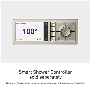 Moen Smart Shower 4-Outlet Digital Thermostatic Shower Valve with 3/4" Connections, S3104